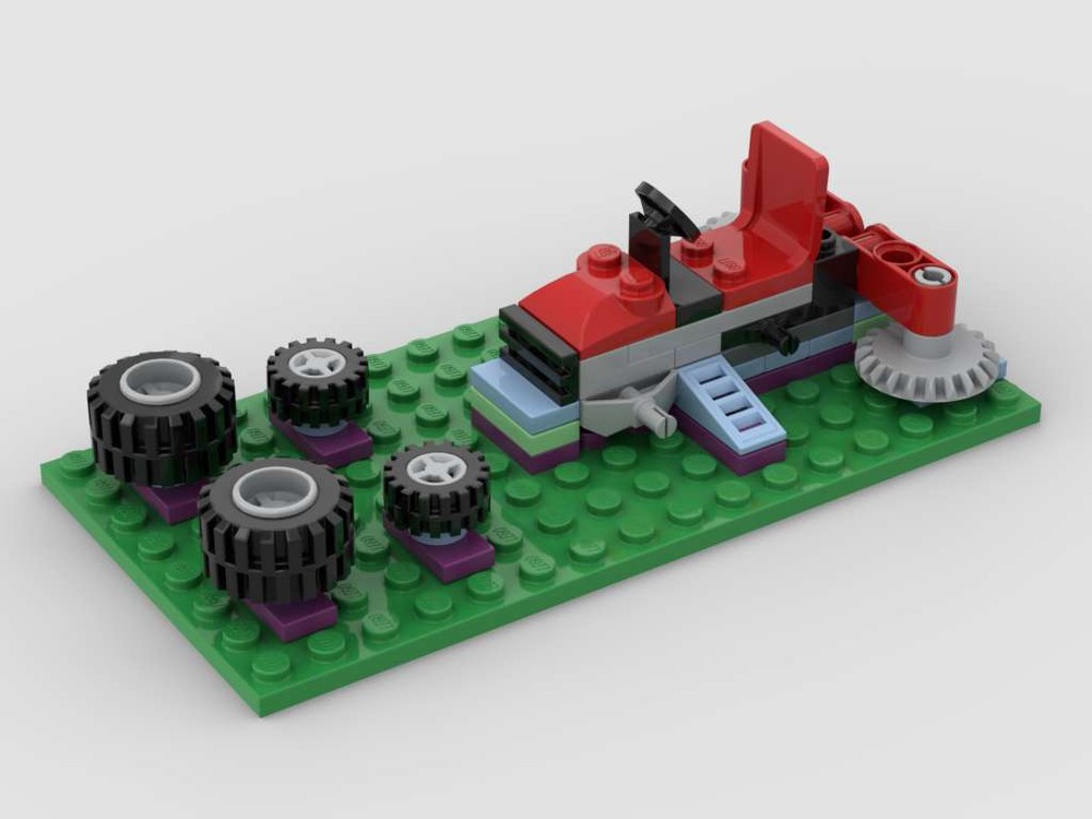 LEGO MOC 951903-1 Lawn Mower with Frame Rack by TurboRatRods ...