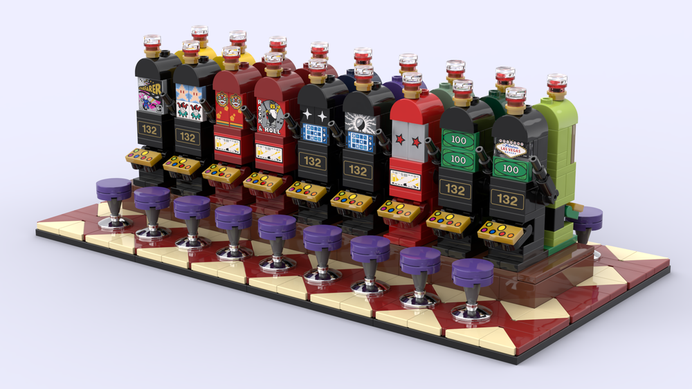 LEGO MOC Casino Slot Machine by legoalfactotum | Rebrickable - Build ...