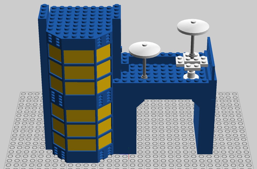 LEGO MOC LEGO Loco - Blue House by feebtube | Rebrickable - Build with LEGO