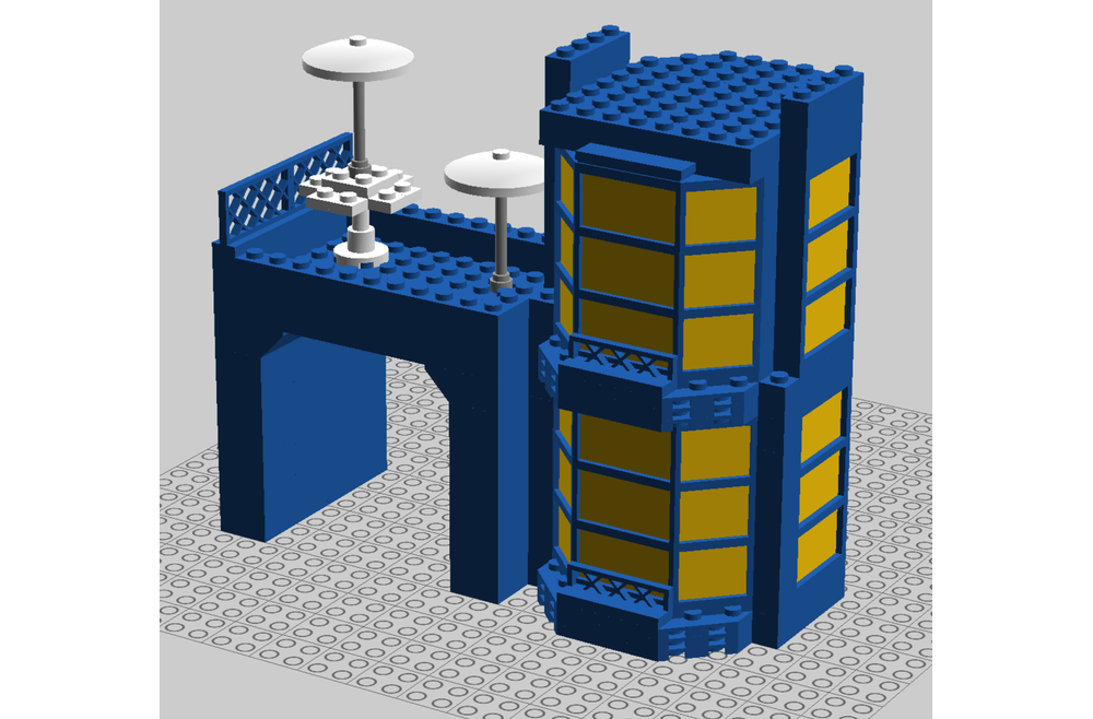 LEGO MOC LEGO Loco - Blue House by feebtube | Rebrickable - Build with LEGO