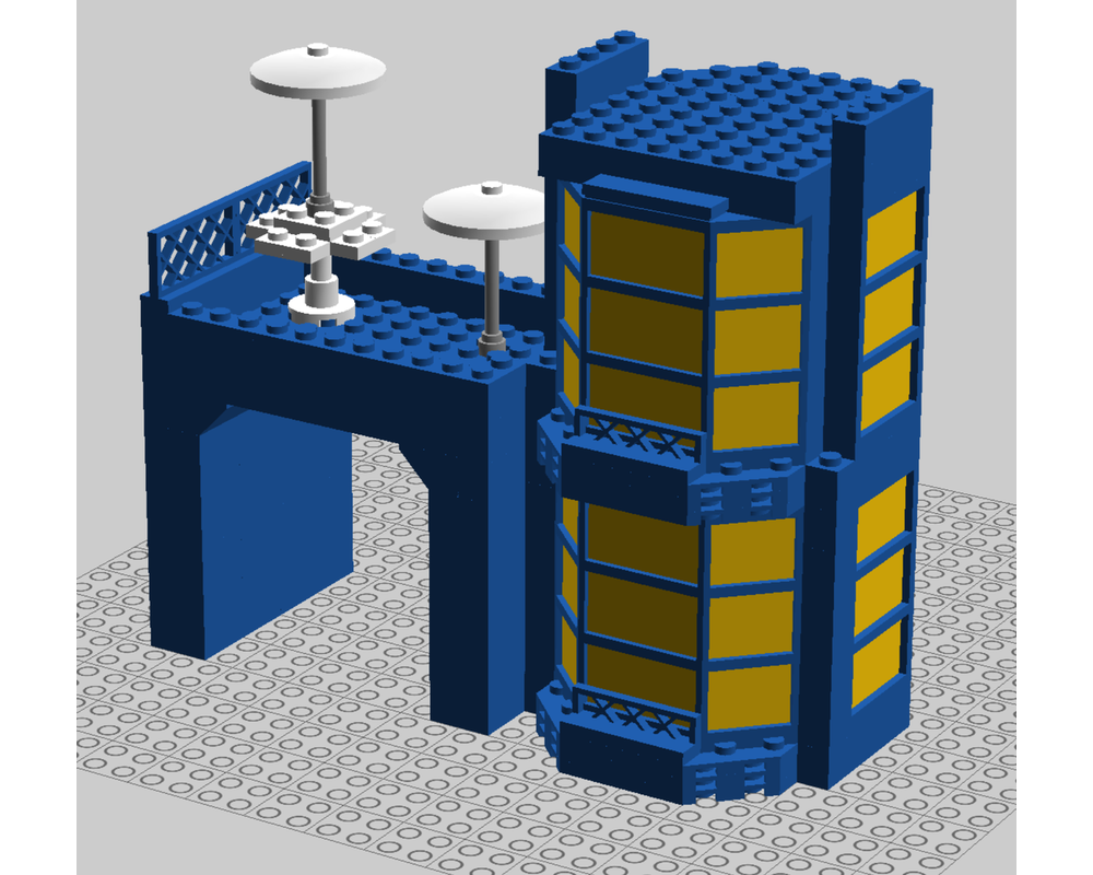 LEGO MOC LEGO Loco - Blue House by feebtube | Rebrickable - Build with LEGO