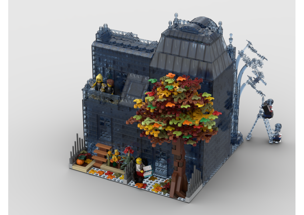 LEGO MOC Autumn/Fall Reading Yard - Backyard MOC for set #10270 ...