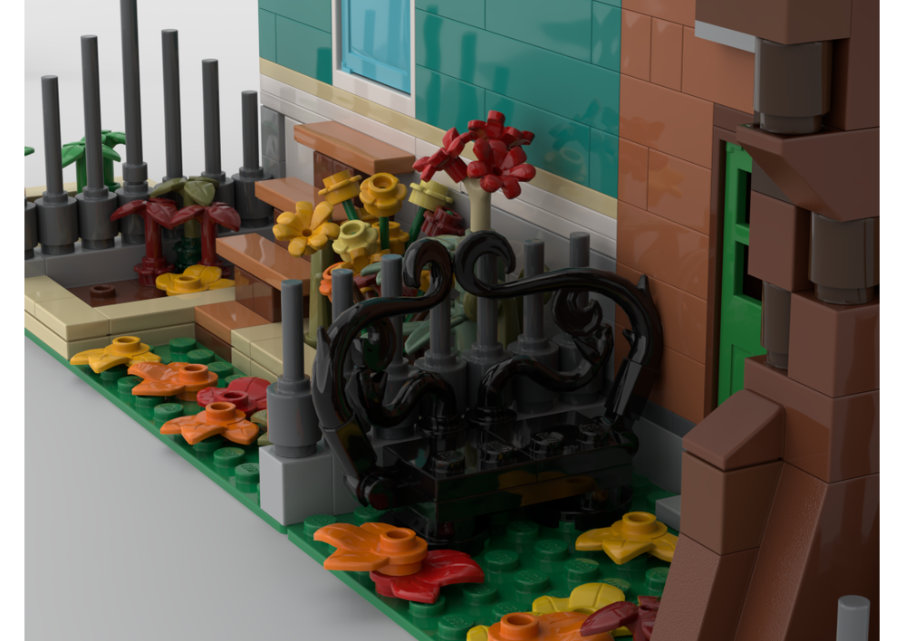 LEGO MOC Autumn/Fall Reading Yard - Backyard MOC for set #10270 ...