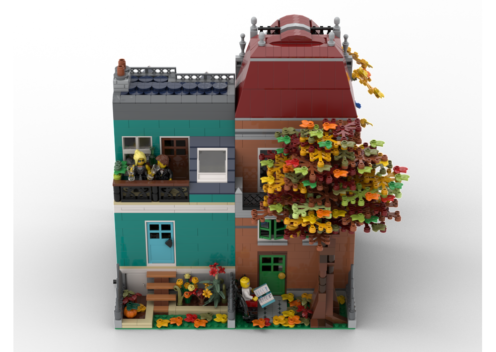 LEGO MOC Autumn/Fall Reading Yard - Backyard MOC for set #10270 ...