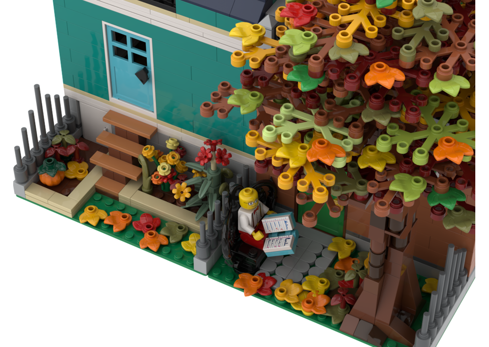 LEGO MOC Autumn/Fall Reading Yard - Backyard MOC for set #10270 ...