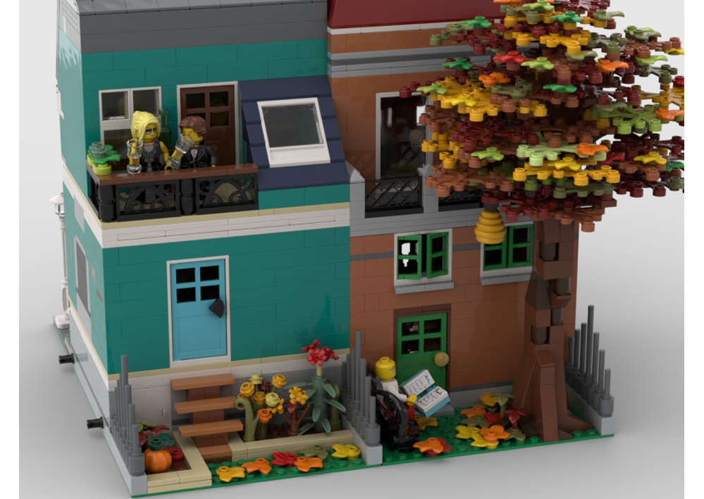 LEGO MOC Autumn/Fall Reading Yard - Backyard MOC for set #10270 ...