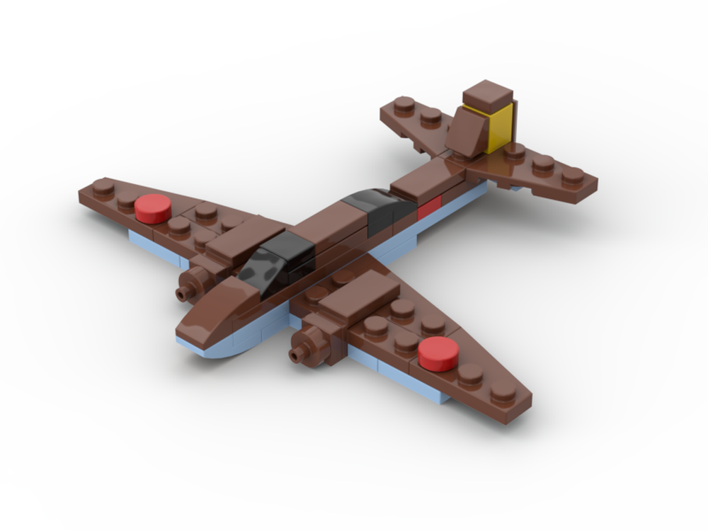 LEGO MOC Kawasaki Ki-102 by NinjaGamer_5 | Rebrickable - Build with LEGO