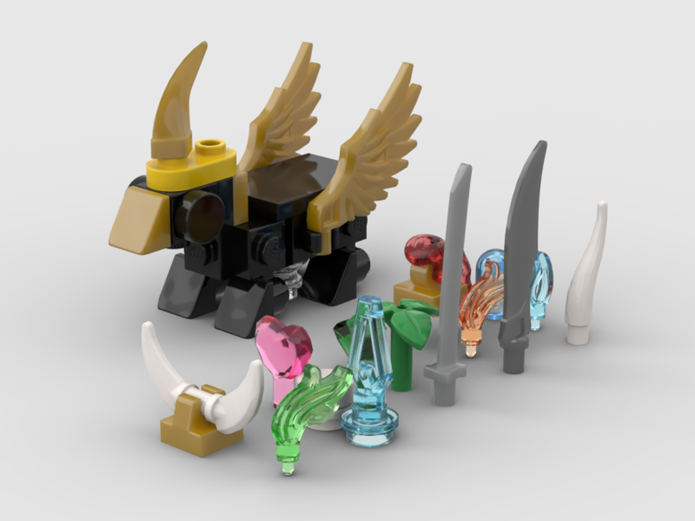 LEGO MOC Masked Pony by GargonLe | Rebrickable - Build with LEGO