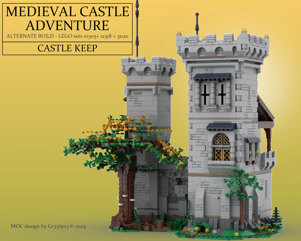 LEGO MOC Medieval Castle Adventure - Castle Keep by Gr33tje13 ...