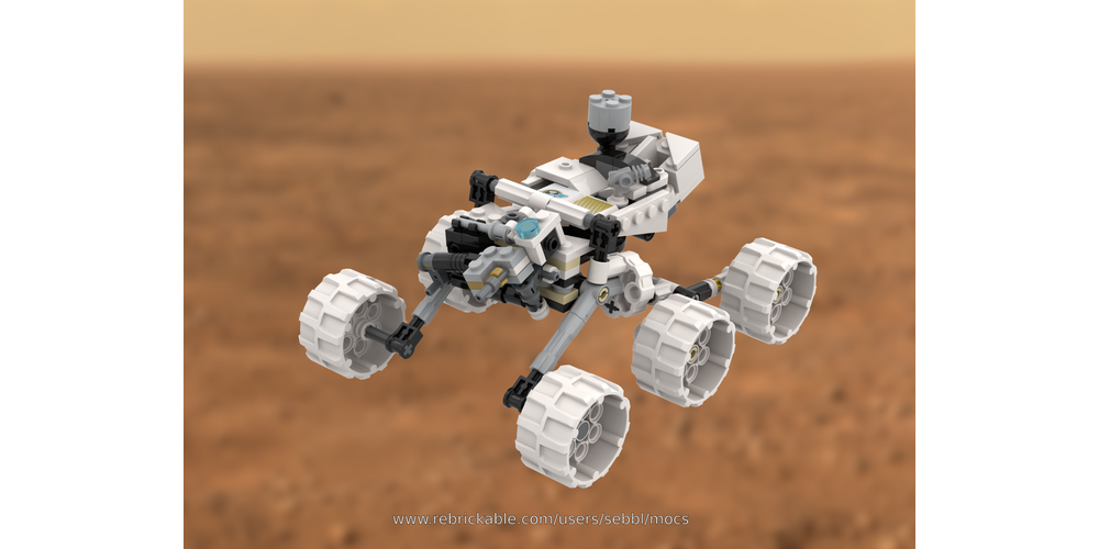 LEGO MOC 71475: Mars Rover Perseverance + Dream Car by sebbl ...