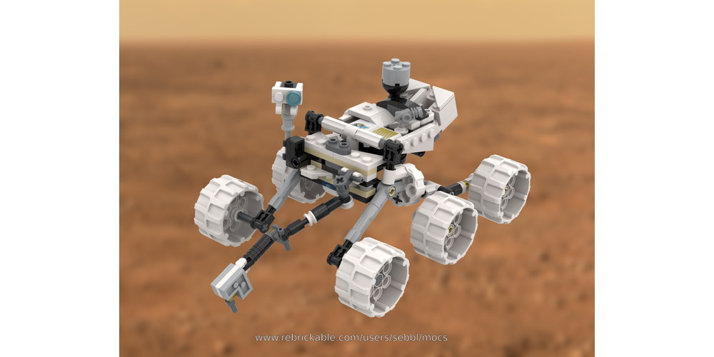 LEGO MOC 71475: Mars Rover Perseverance + Dream Car by sebbl ...