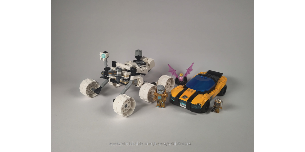LEGO MOC 71475: Mars Rover Perseverance + Dream Car by sebbl ...