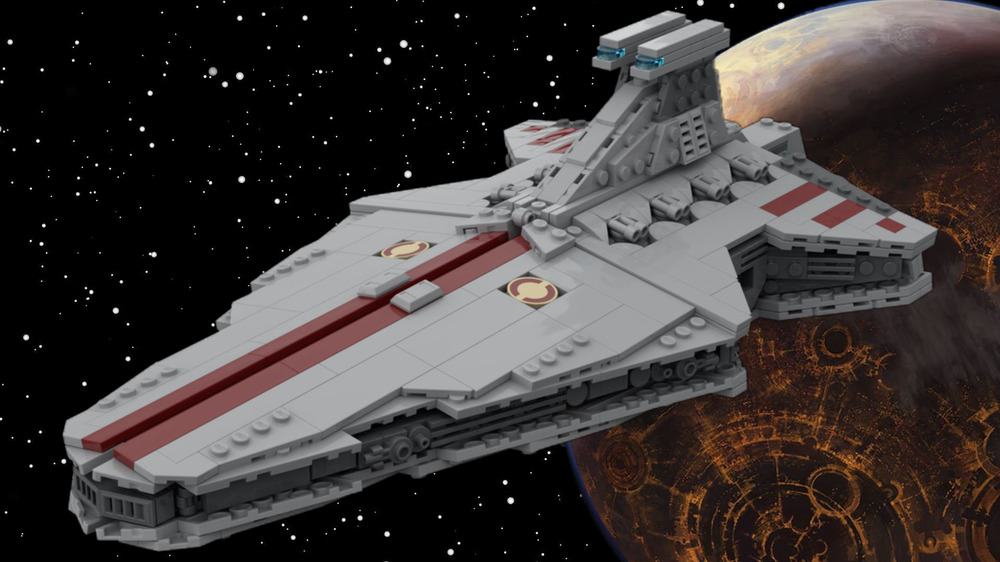 LEGO MOC Midi-Scale Venator by Bonsai Bricks | Rebrickable - Build with ...