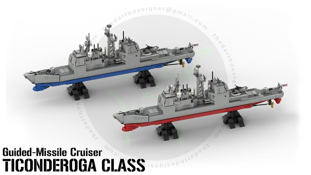 LEGO MOC-20418 USS Ticonderoga Class Cruiser by DarthDesigner ...