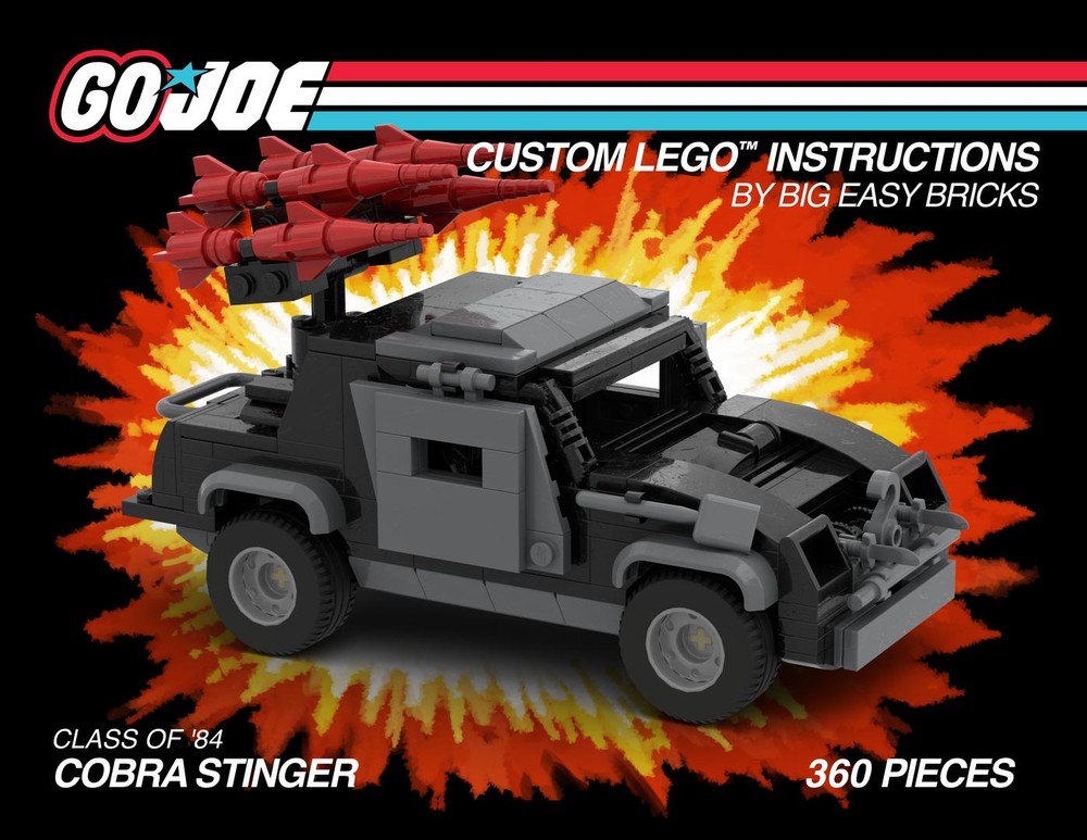 LEGO MOC GO Joe - Cobra Stinger by BigEasyBricks | Rebrickable - Build with LEGO