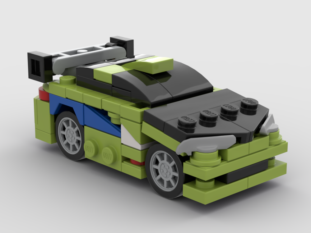 LEGO MOC FF1 Brian's Mitsubishi Eclipse GSX by NJDesign | Rebrickable ...