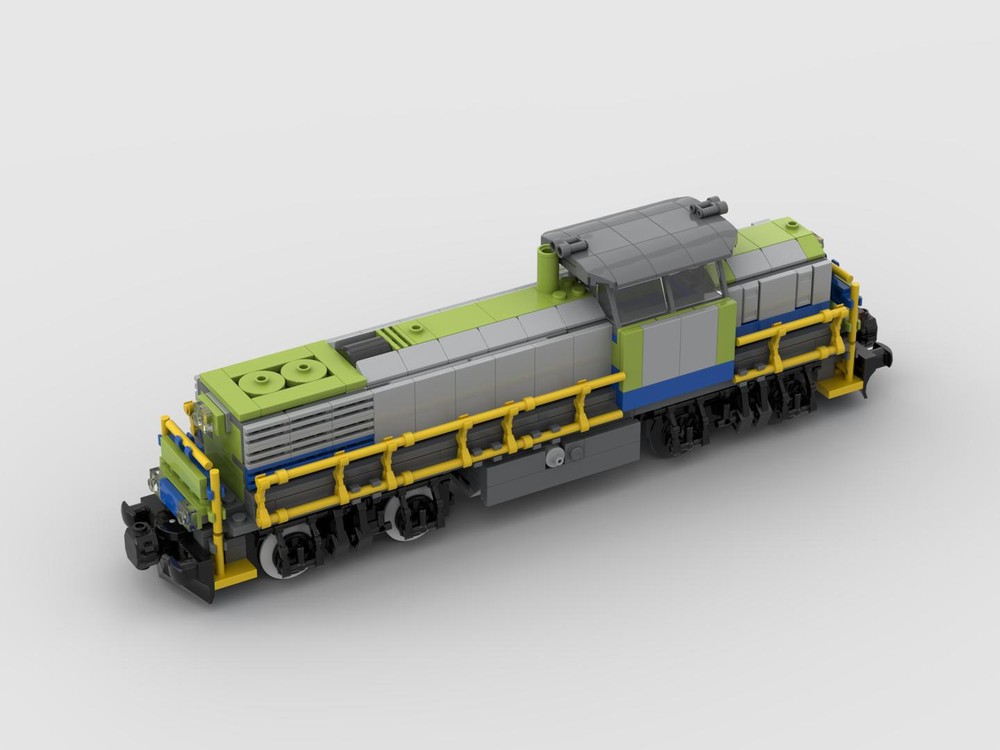 LEGO MOC Swiss Diesel Locomotive AM843 - BLS Cargo by mnemocron ...