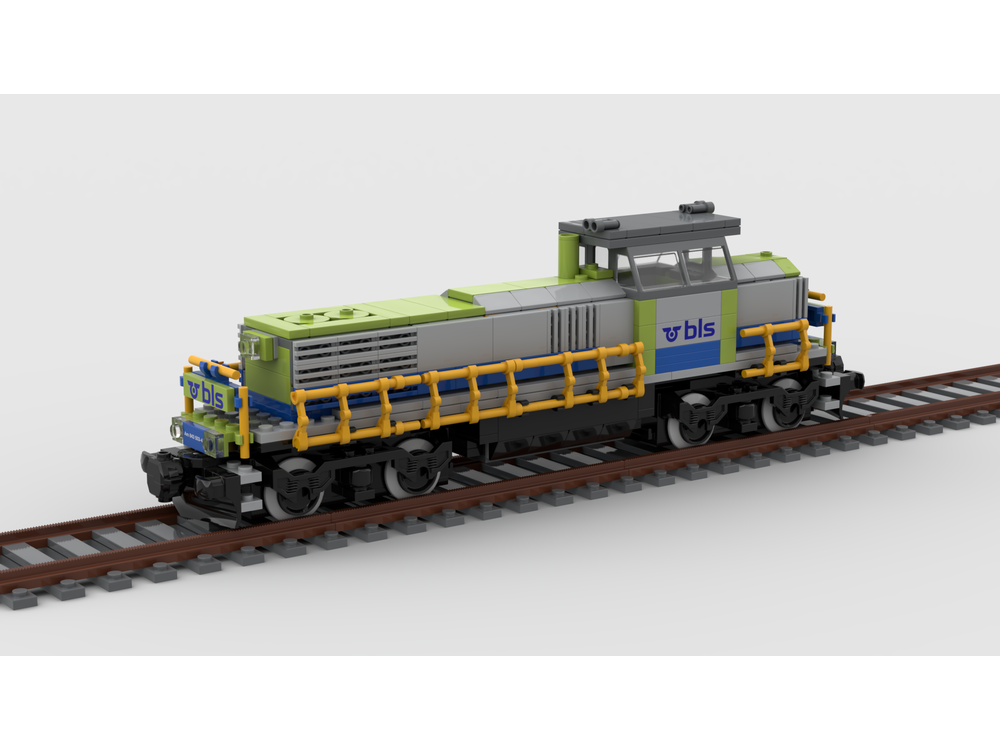 LEGO MOC Swiss Diesel Locomotive AM843 - BLS Cargo by mnemocron ...