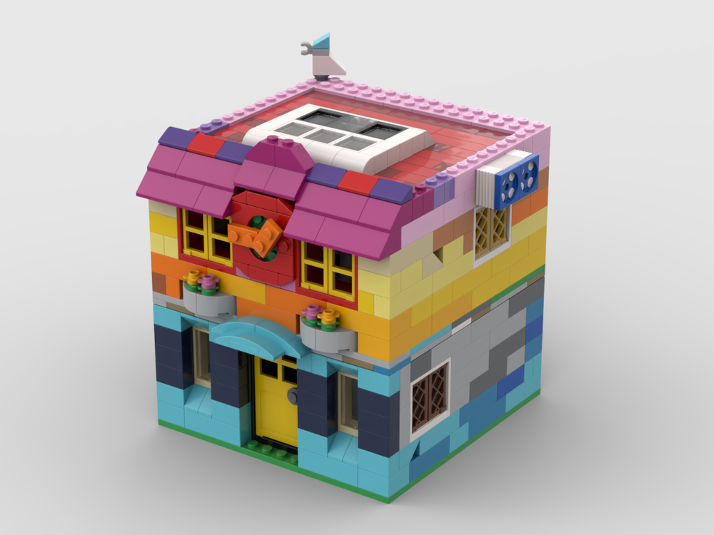 LEGO MOC 10698 - Green Bricks Bank by ChiLegGodt | Rebrickable - Build ...