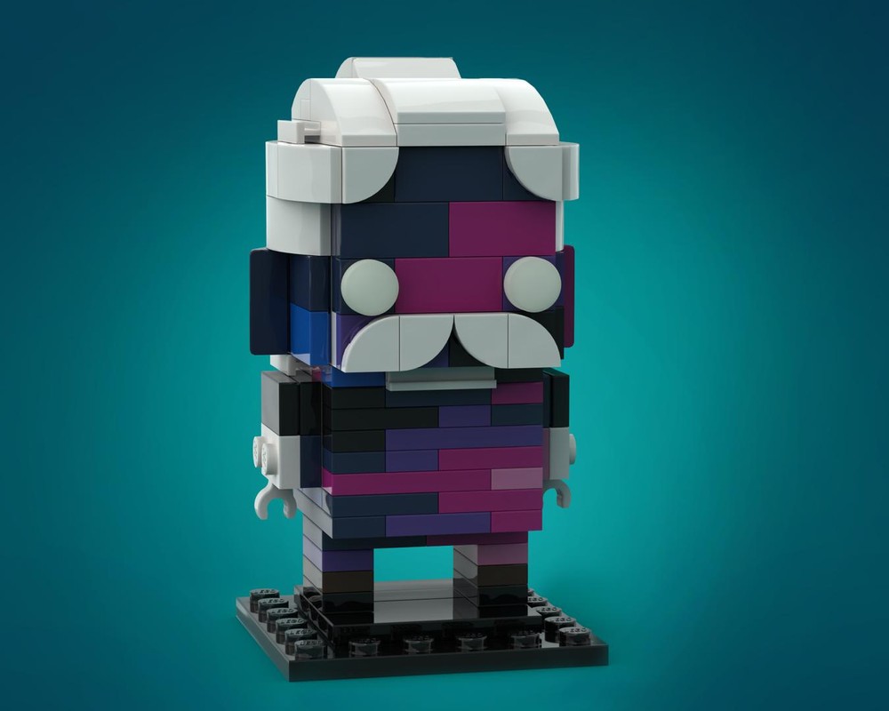 LEGO MOC Galaxy (Fortnite) Brickhead by Roloff | Rebrickable - Build ...