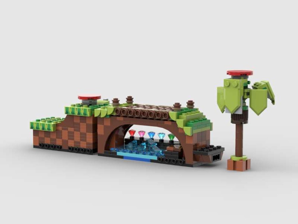 LEGO MOC Green Hill Zone 21331 Alternate module2k / spring adjustment ...