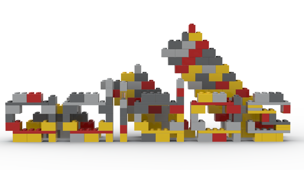 LEGO MOC Adidas logo by BrickCreator123 | Rebrickable - Build with LEGO