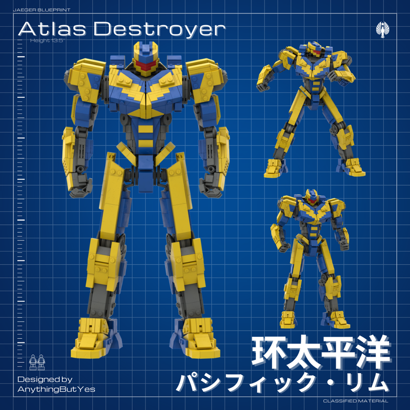 LEGO MOC Lego Atlas Destroyer by AnythingButyes | Rebrickable - Build ...