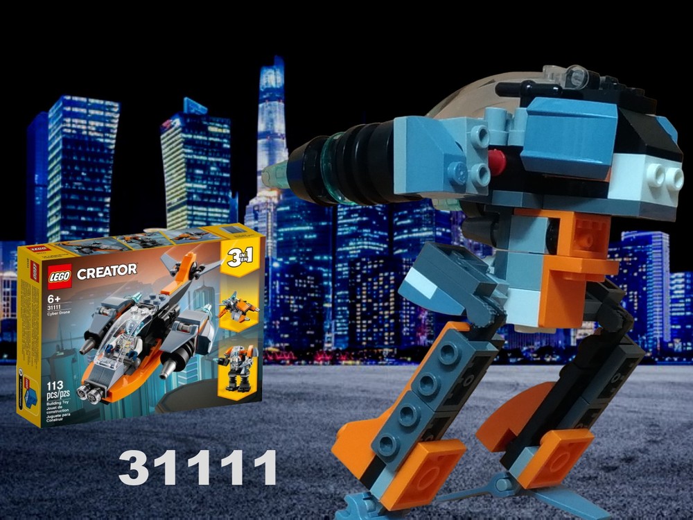 LEGO MOC Robocop Mech ED-209 using LEGO set 31111 by alanyuppie ...