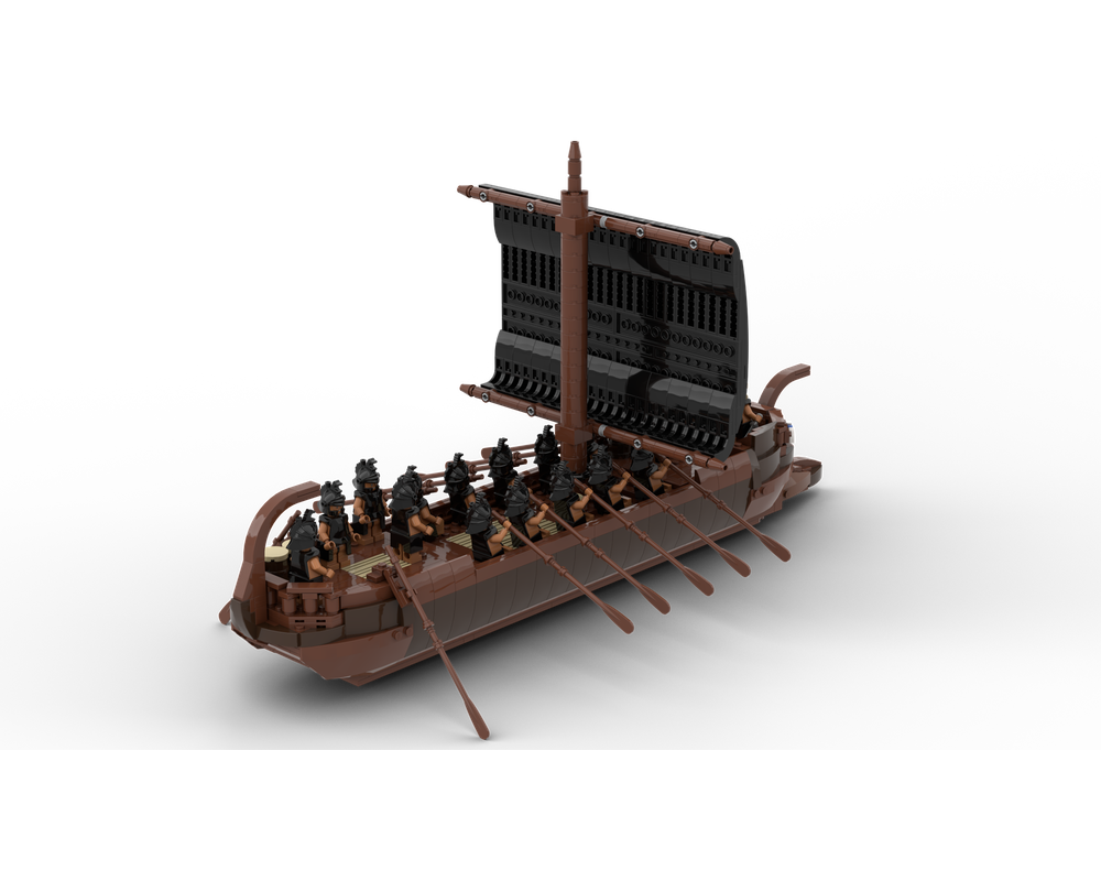 LEGO MOC LEGO Troy Ancient Greek ship by BRICKMANstudio | Rebrickable ...