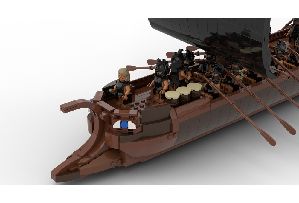 LEGO MOC LEGO Troy Ancient Greek ship by BRICKMANstudio | Rebrickable ...