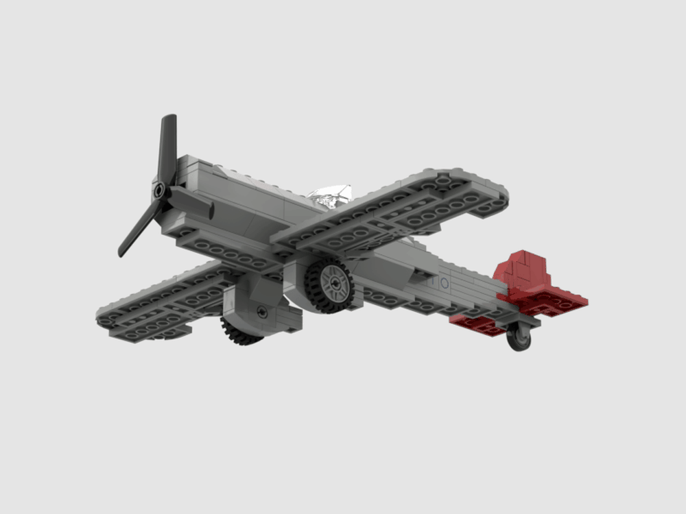 LEGO MOC-176100 MITSUBISHI A5M Japanese WWII Fighter plane by The-LEGO ...
