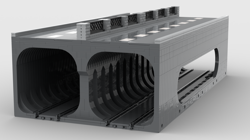 LEGO MOC Subway system with road and hole fot the view by Quczi142 ...