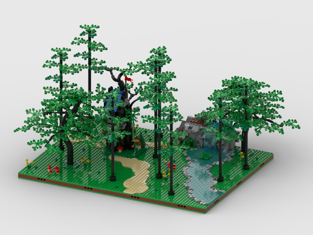 LEGO MOC Display for set 40567 - Forest Hideout by gabizon ...