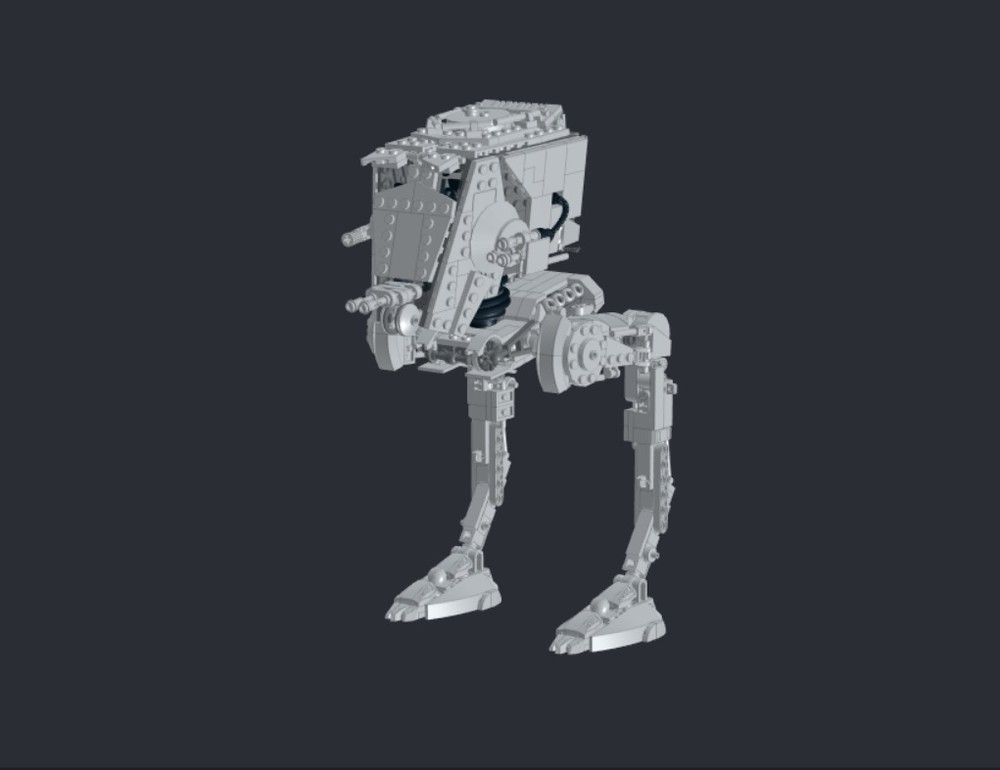LEGO MOC Imperial AT-ST walker by Kay_the_maker | Rebrickable - Build ...