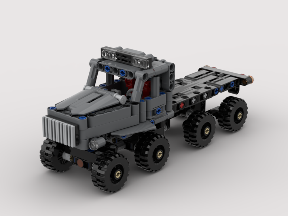 LEGO MOC mini Ural 8x8 by _Electro_ | Rebrickable - Build with LEGO