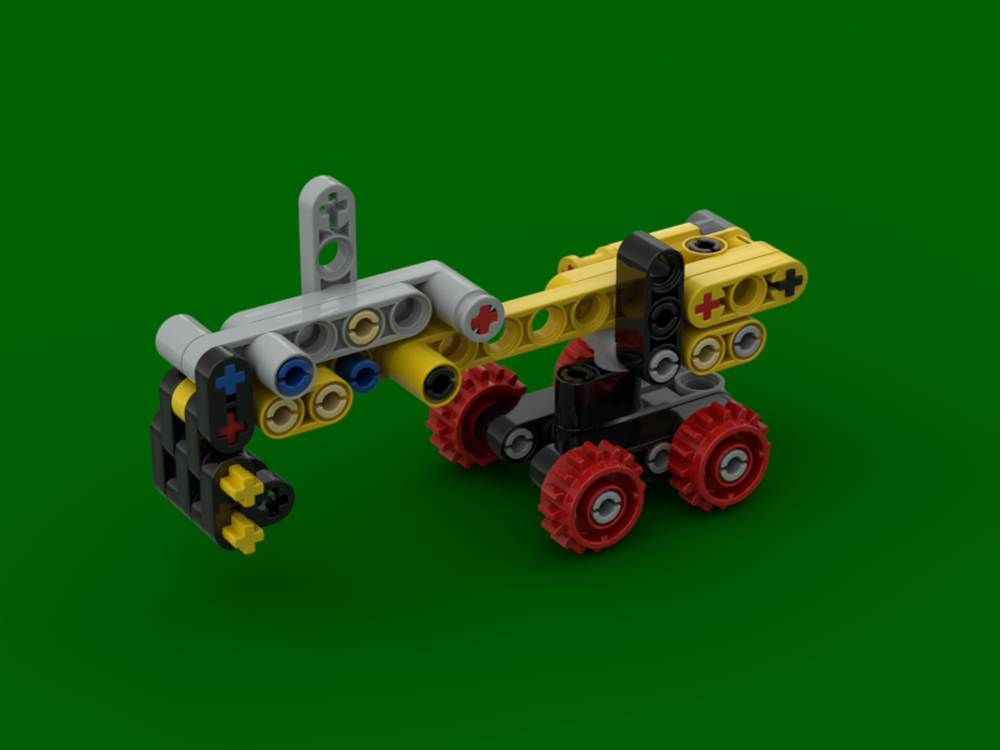 LEGO MOC Micro excavator by Teofrast024 | Rebrickable - Build with LEGO
