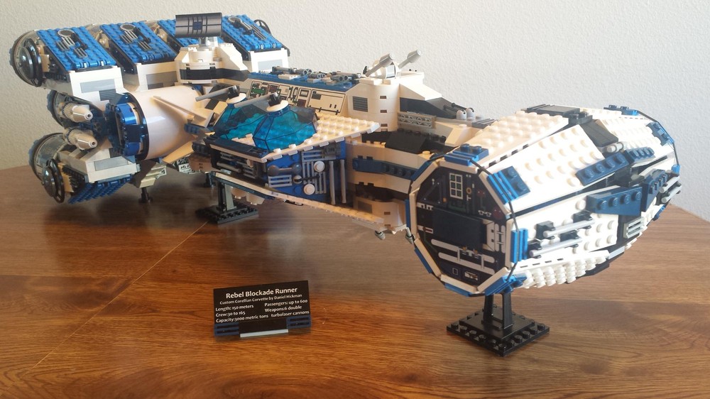 LEGO MOC Custom UCS Rebel Blockade Runner by wheelsspinnin ...