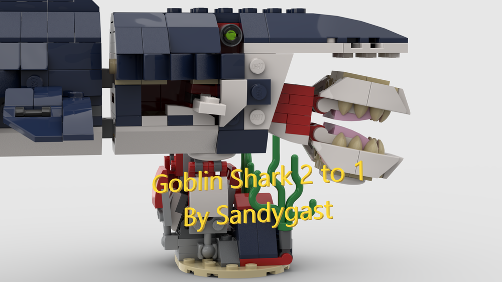LEGO MOC Goblin Shark 31088 2 to 1 by sandygast | Rebrickable - Build ...