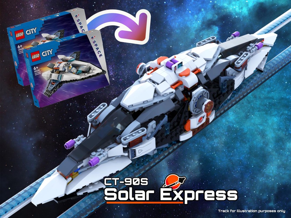 LEGO MOC-176160 60430 CT-90S Solar Express by MadDadBricks ...