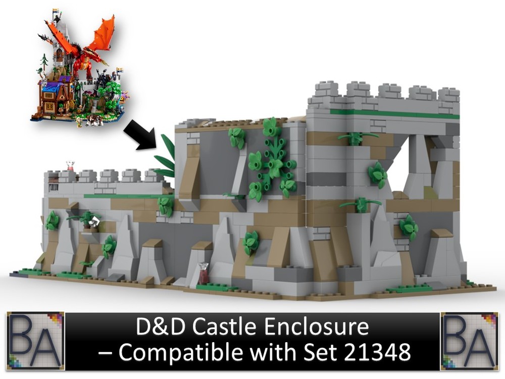 LEGO MOC D&D Castle Enclosure - Compatible with Set 21348 by Brick ...