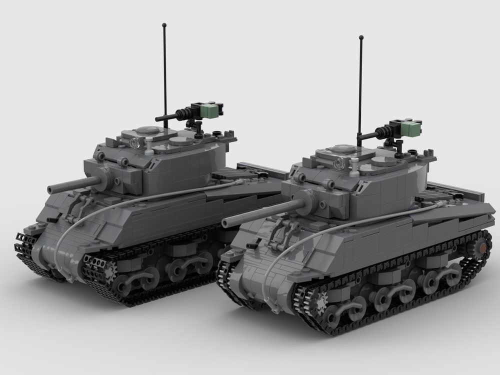 LEGO MOC Sherman M4A3E2 Jumbo by simonelovisa01 | Rebrickable - Build ...
