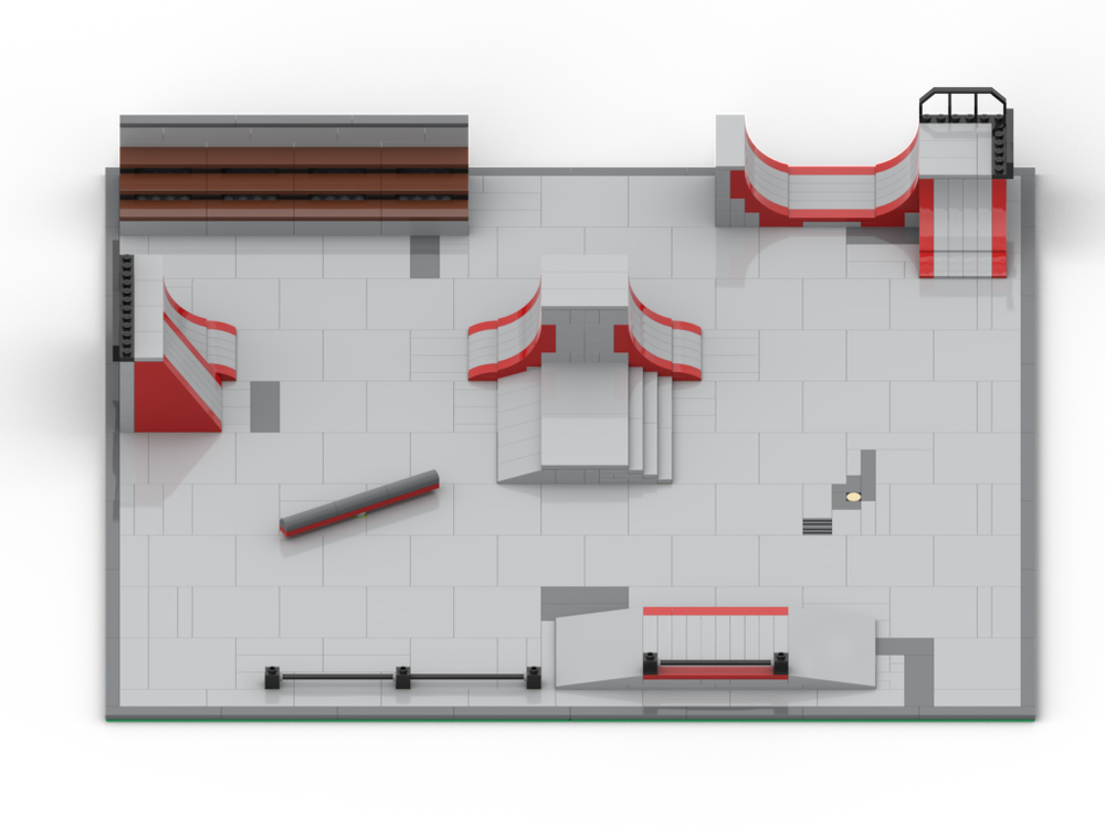 LEGO MOC Modular Skate Park by Viernes | Rebrickable - Build with LEGO