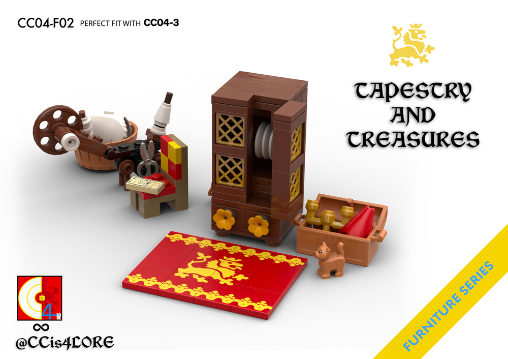 Lego Moc Tapestry And Treasures By Dariofol Rebrickable Build With Lego