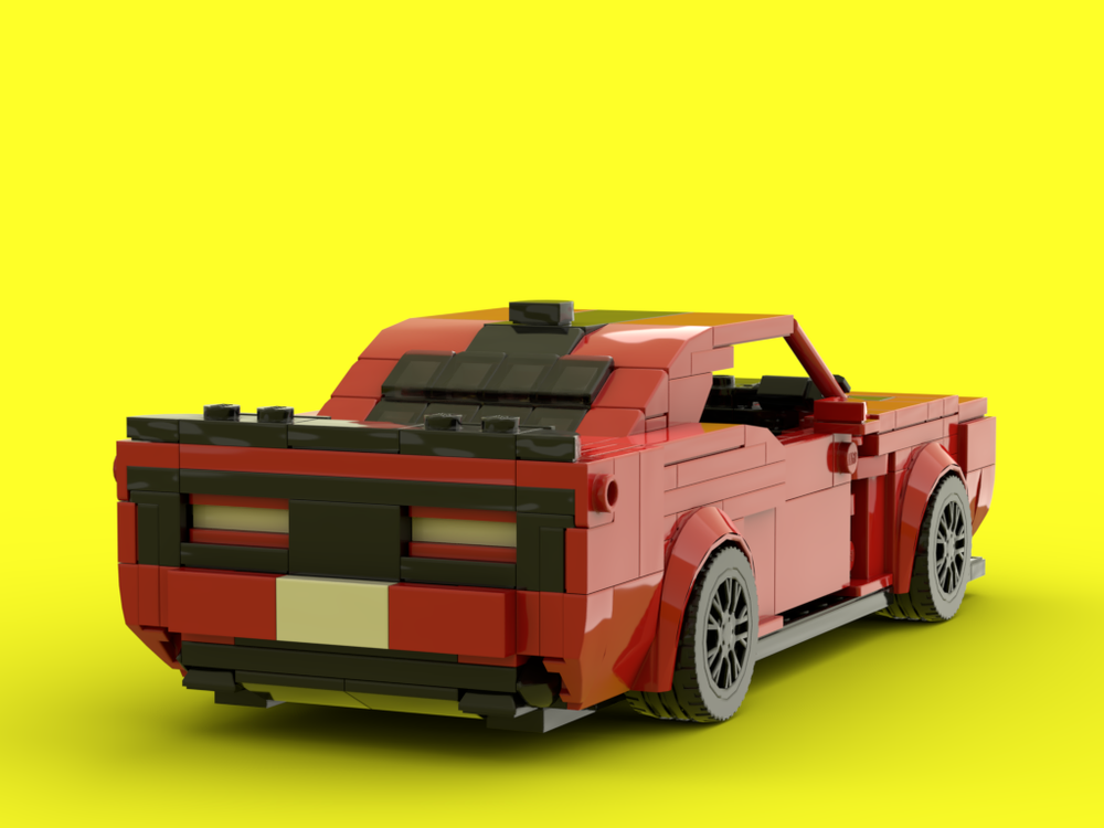 LEGO MOC Dodge Challenger SRT Hellcat by waffl_builds | Rebrickable ...