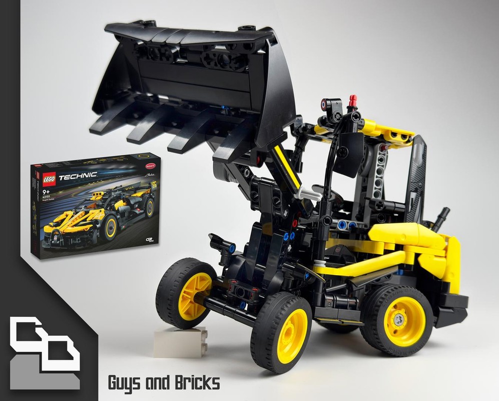 LEGO MOC Wheel Loader by Guys and Bricks | Rebrickable - Build with LEGO