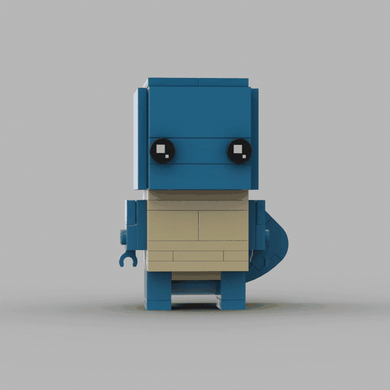 LEGO MOC Squirtle (Pokémon) by herpuderpules | Rebrickable - Build with ...