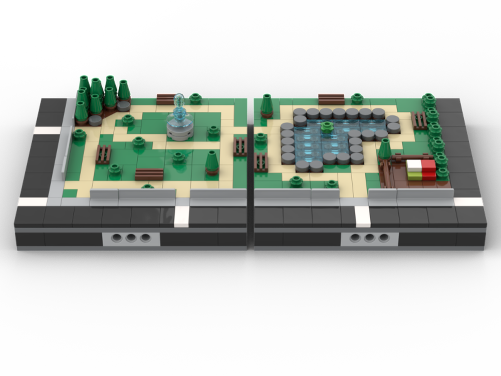LEGO MOC Micropolis - Duo Park by TheBuildJunction | Rebrickable ...