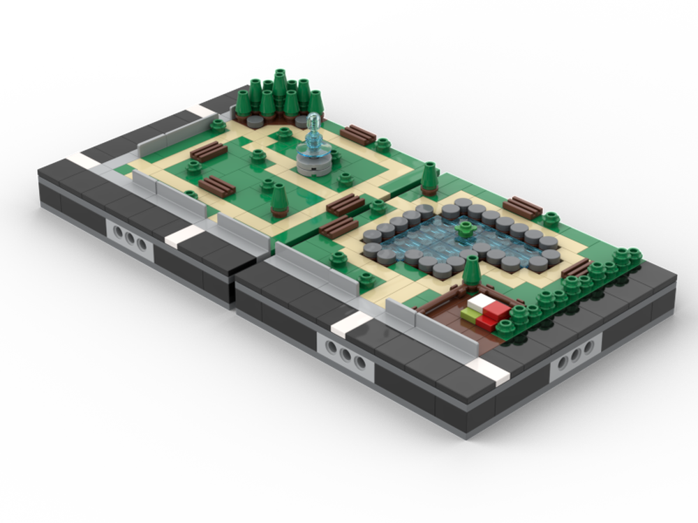 LEGO MOC Micropolis - Duo Park by TheBuildJunction | Rebrickable ...