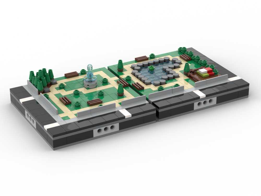 LEGO MOC Micropolis - Duo Park by TheBuildJunction | Rebrickable ...