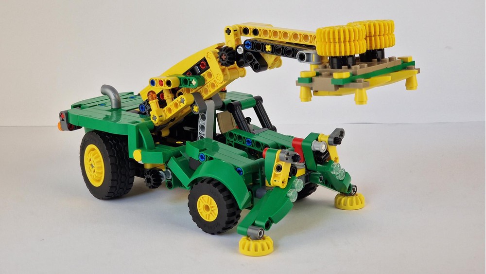 LEGO MOC Telescopic Telehandler 42168 John Deere B-model Alternate by Alex Ilea | Rebrickable ...